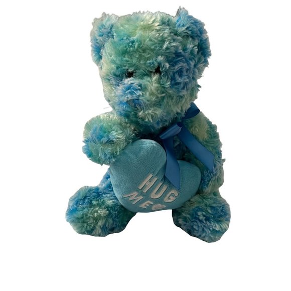 Kellytoy | Toys | Kellytoy Blue Tie Dye Bear Plush Embroidered Hug Me ...